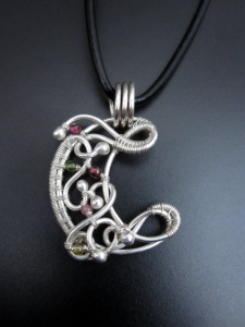 Fine Silver Initial C Pendant – Silver Creek Glass & Jewelry