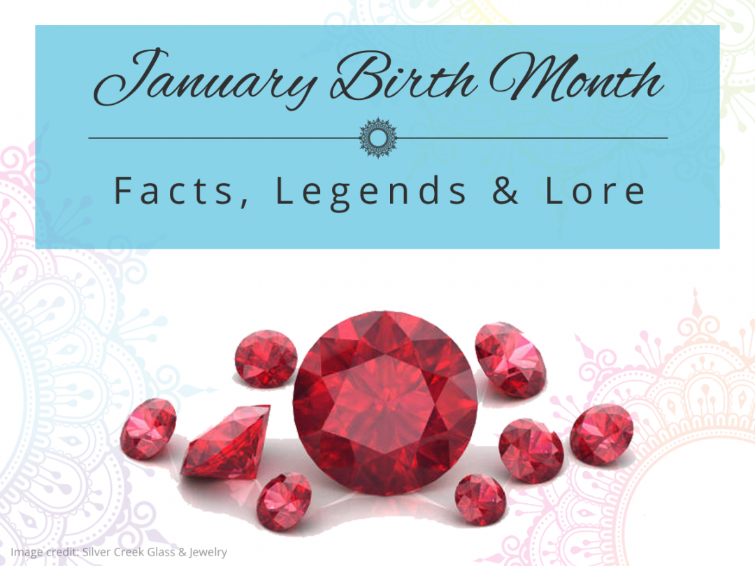 January Birth Month: Facts, Legends & Lore – Silver Creek Glass & Jewelry