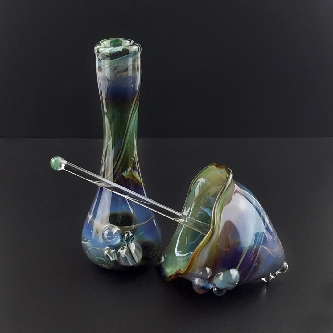 Glass Mushroom Perfume Bottle – Silver Creek Glass & Jewelry